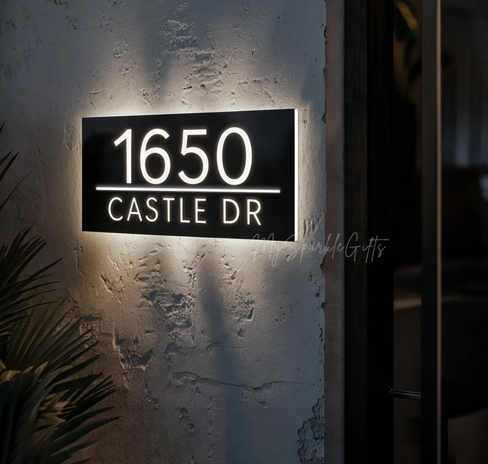 Led Light , Metal Door Sign 2 – Usigna