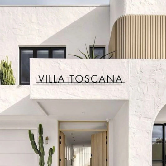 Villa Metal Signs – Usigna